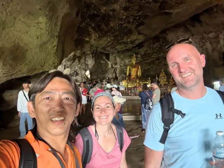 Famous Tours: Khao Pun Cave Temple (Wat Tham Khao Pun), Kanchanaburi ...